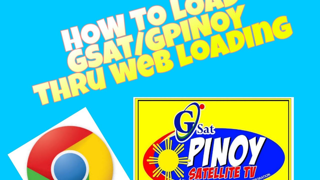 HOW TO LOAD GSAT/GPINOY THRU WEB LOADING - YouTube