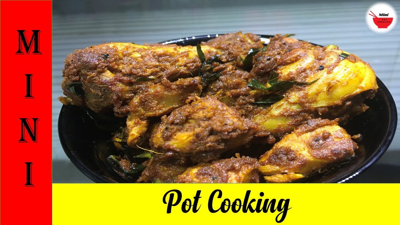 Chicken Fry / Simple And Tasty Chicken Fry / Mini Pot Cooking - YouTube