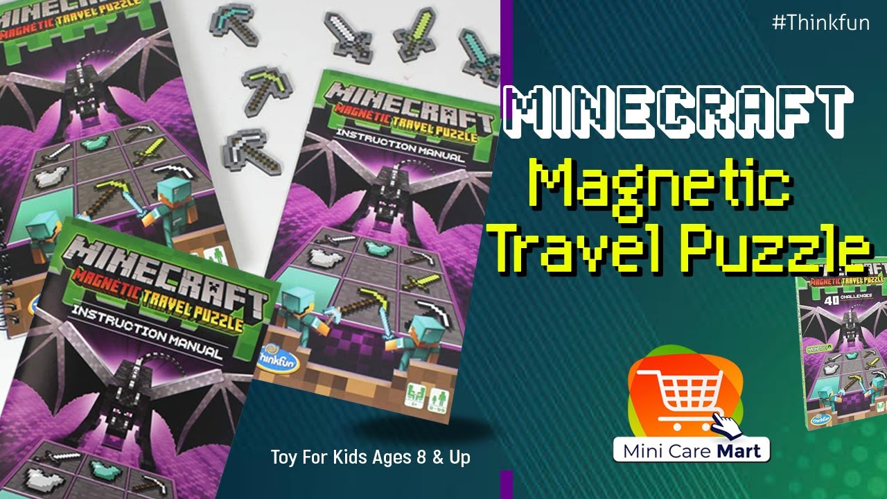 Minecraft Magnetic Travel Puzzle Logic Game - YouTube
