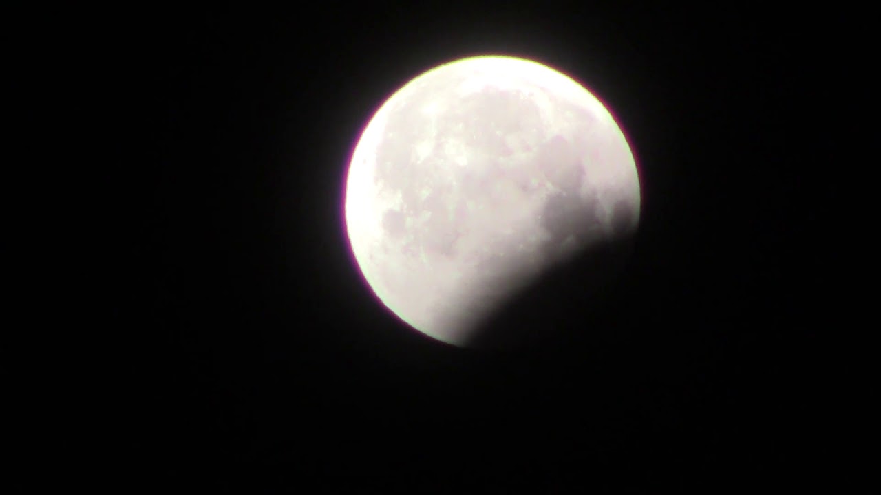 Full Blood Moon Eclipse Over Washington DC at 1:41AM on 1/21/19 - YouTube