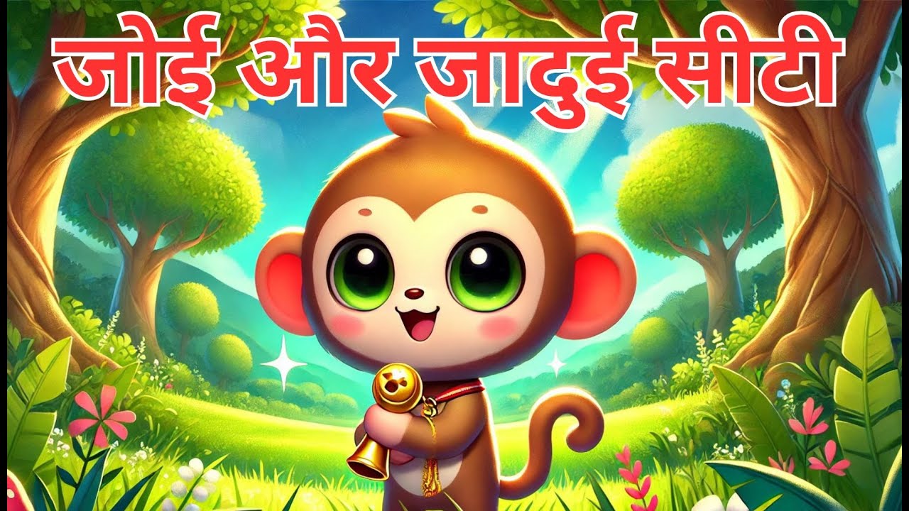 Joi and The Magical Whistle. | जोई और जादुई सीटी | Hindi Moral Stories ...