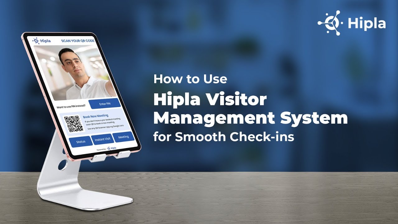 How to Use Hipla Visitor Management System for Smooth Check-ins - YouTube