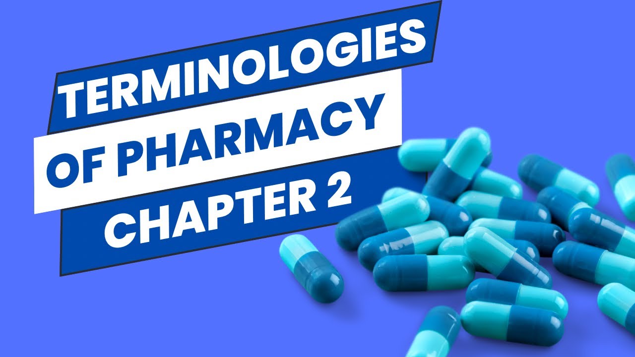 Pharmacy Terminologies | Prescription Terminologies | Common Drug ...