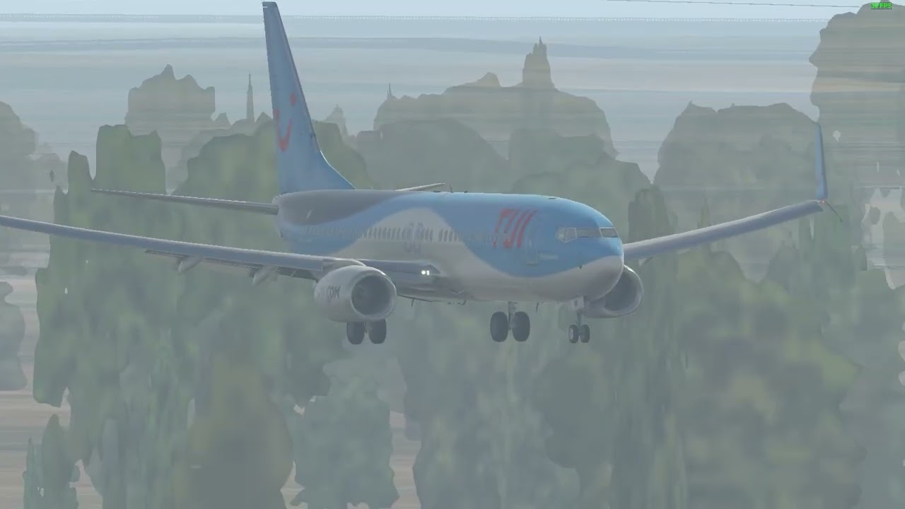 Landing Ostend (EBOS) 738 Tuifly Belgium (XP11) - YouTube