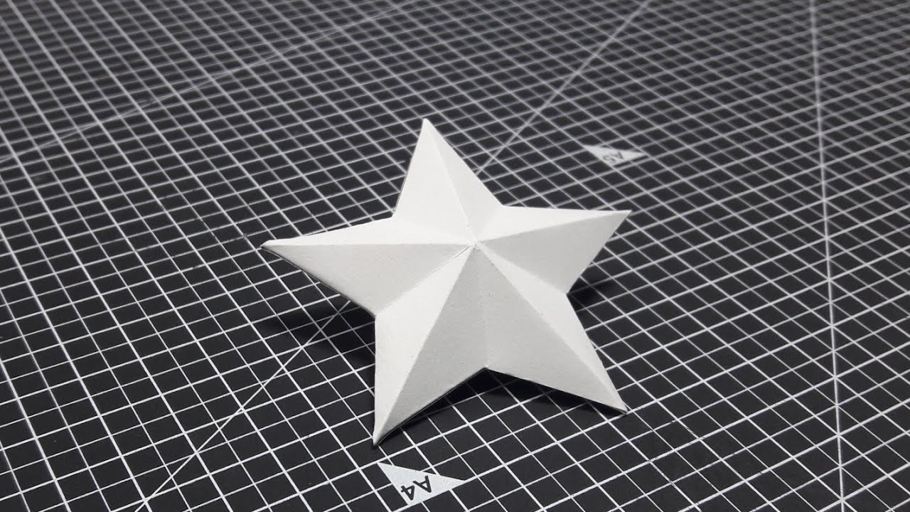 Simple & Easy Paper Star - Papercraft #7 - YouTube