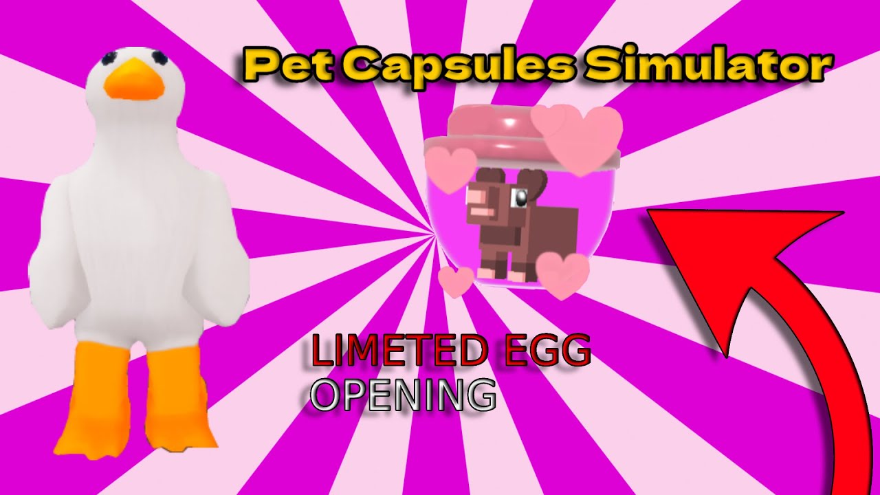 opening 60 limited capsules I Roblox Pet Capsules Simulator - YouTube