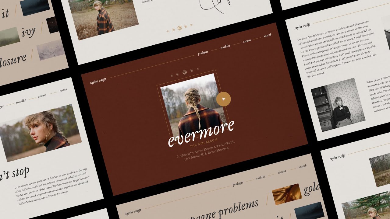 Redesigning Taylor Swift's Website - YouTube