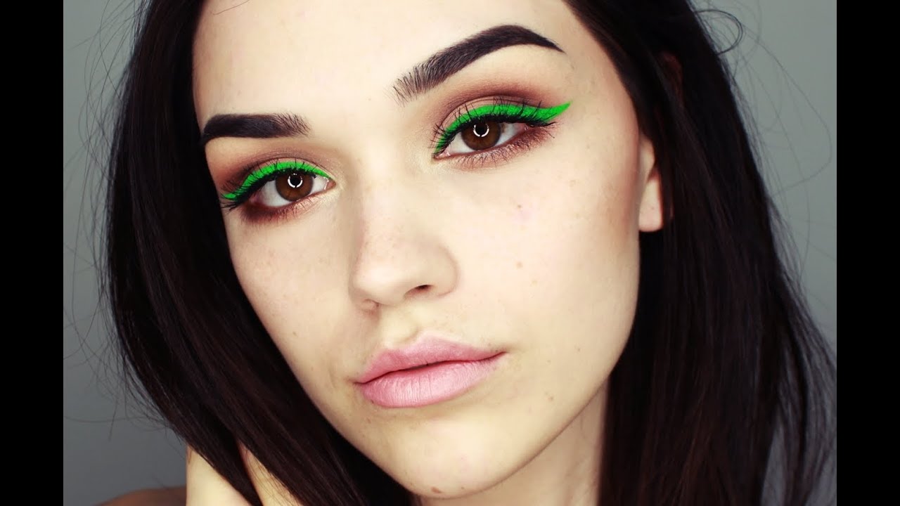 Fun Spring/Summer eye makeup tutorial - YouTube