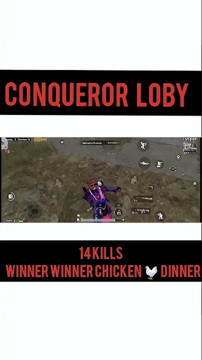 conqueror lobby 14 kills winner winner chicken 🐔 dinner #pubg #shorts #gaming - YouTube