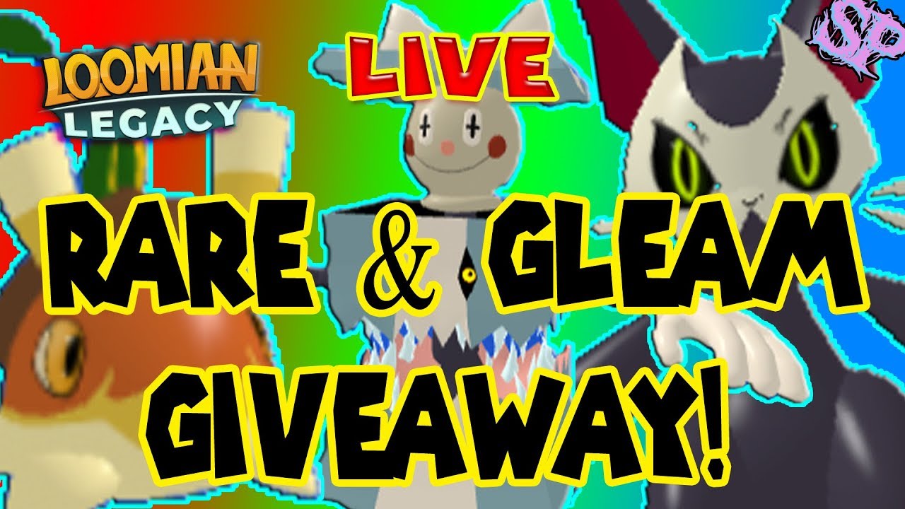 🔴 Rare & Gleam Giveaway! // Loomian Legacy // (Roblox) (2020 ...