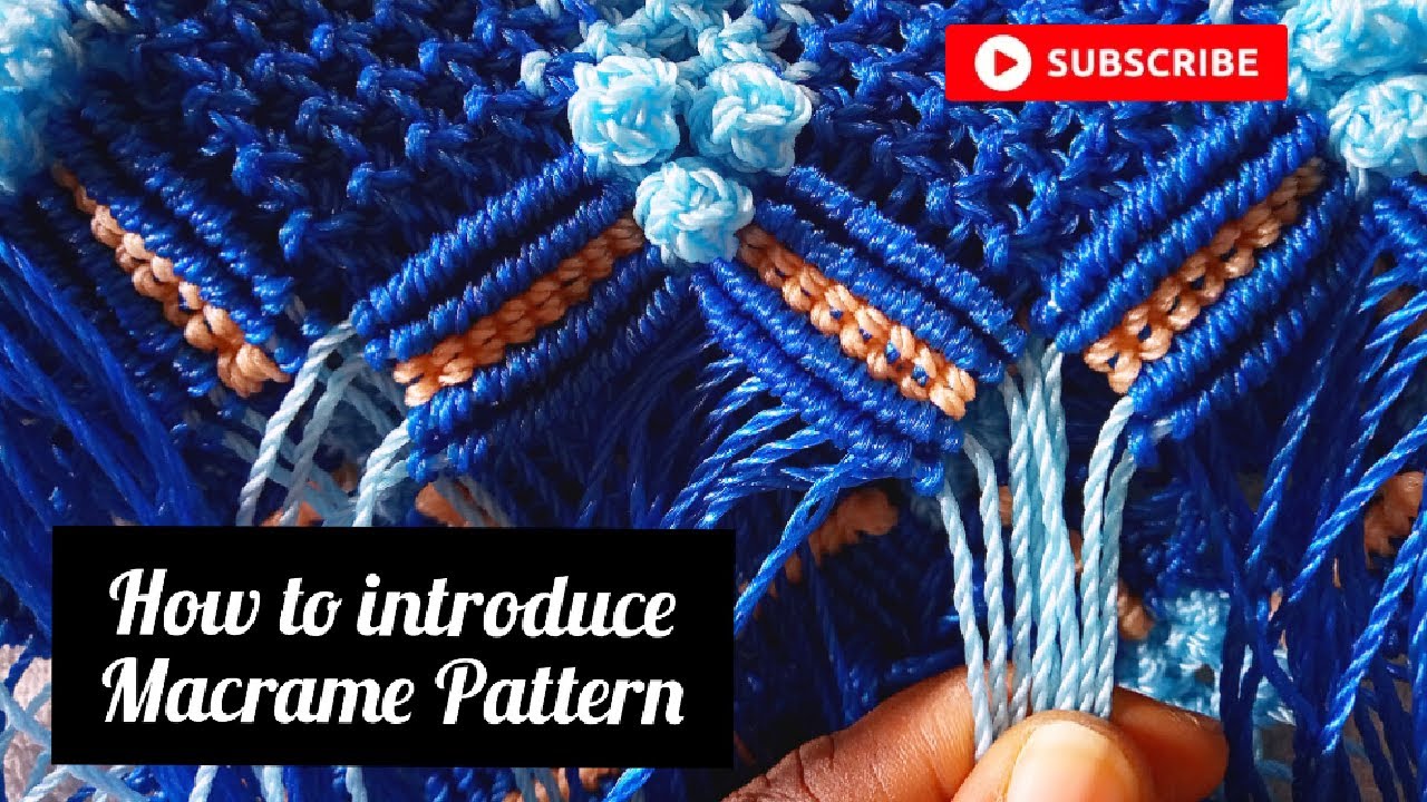 How to introduce New Macrame Design - Easy guide || Macrame bag - YouTube
