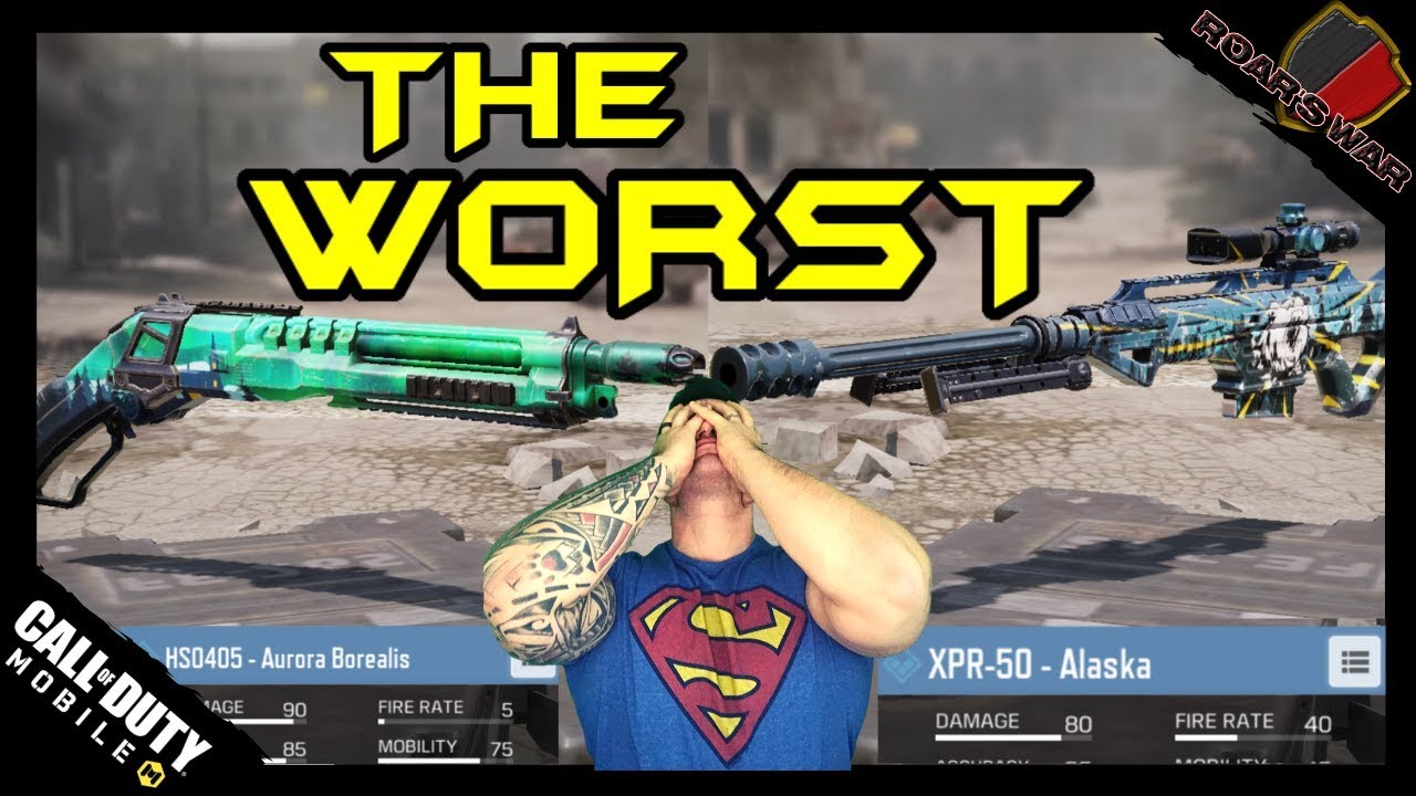 The WORST Weapons in Call of Duty Mobile - YouTube