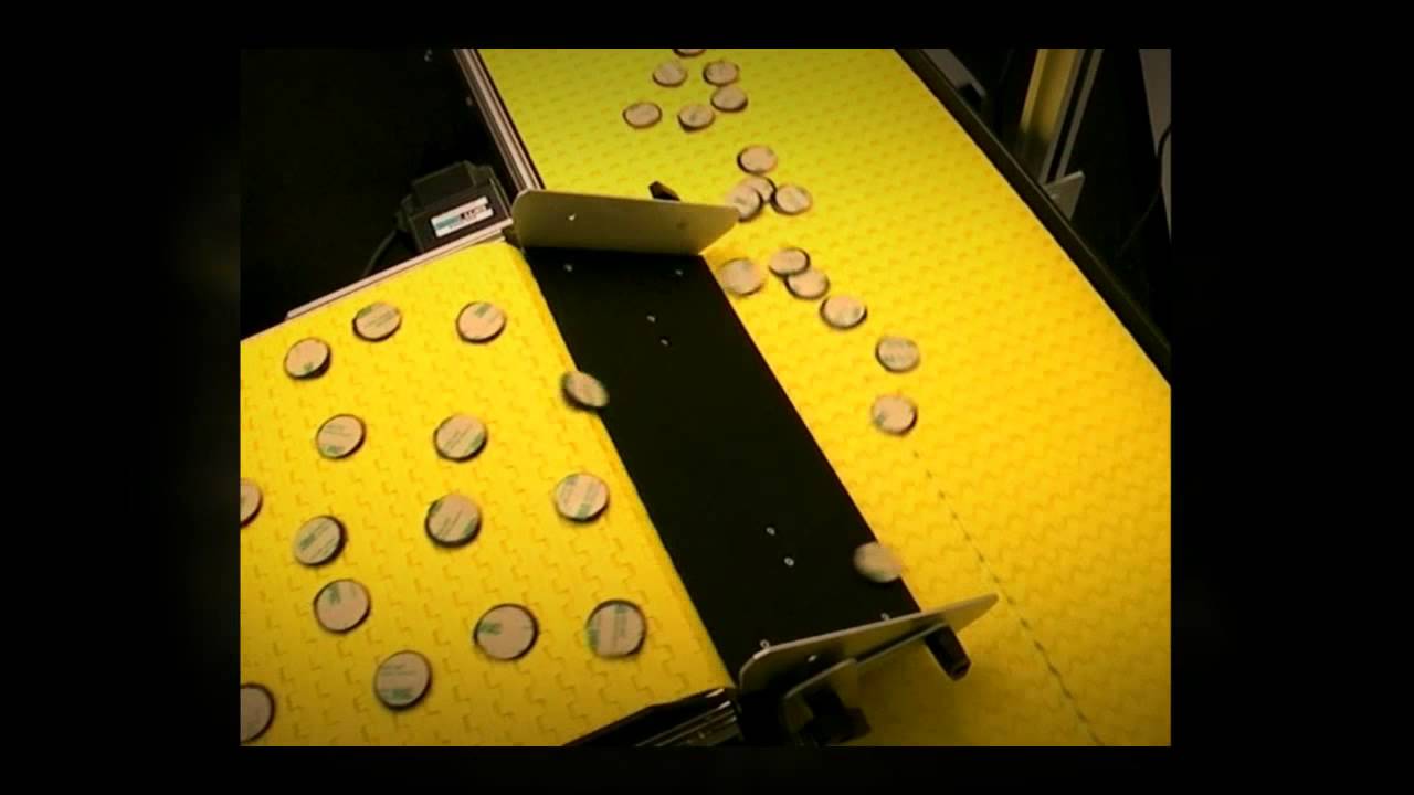 Transfer Conveyor System with Chute Accessory - YouTube