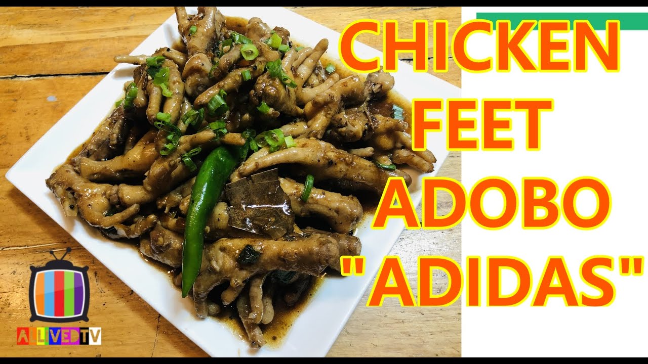 CHICKEN FEET ADOBO I (ADOBONG ADIDAS) RECIPE ANG SARAP - YouTube