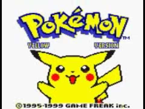 Pokemon Yellow: Start Up Screen - YouTube