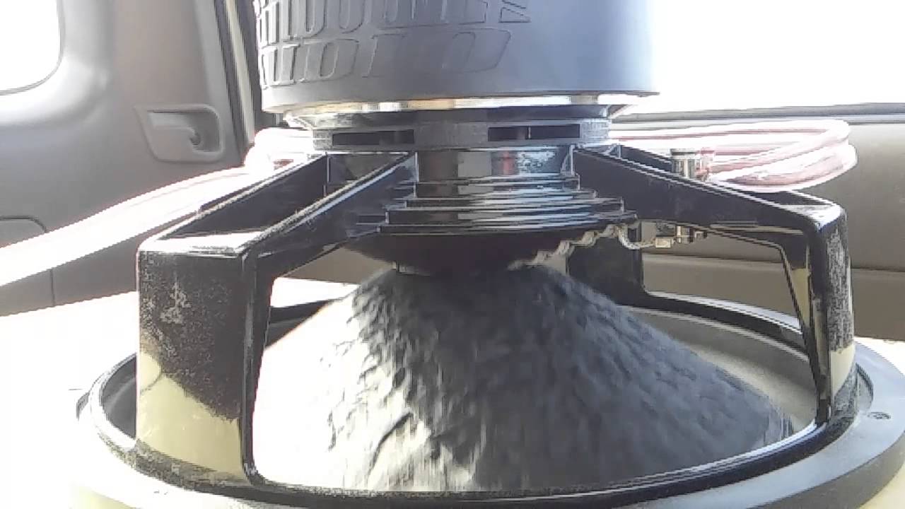 Sundown Audio SA-15 Flex at 18hz! SLOW MOTION VIDEO - YouTube