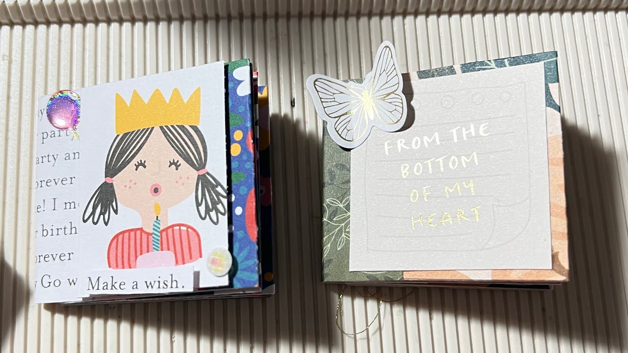 Micro mini album tutorial - YouTube