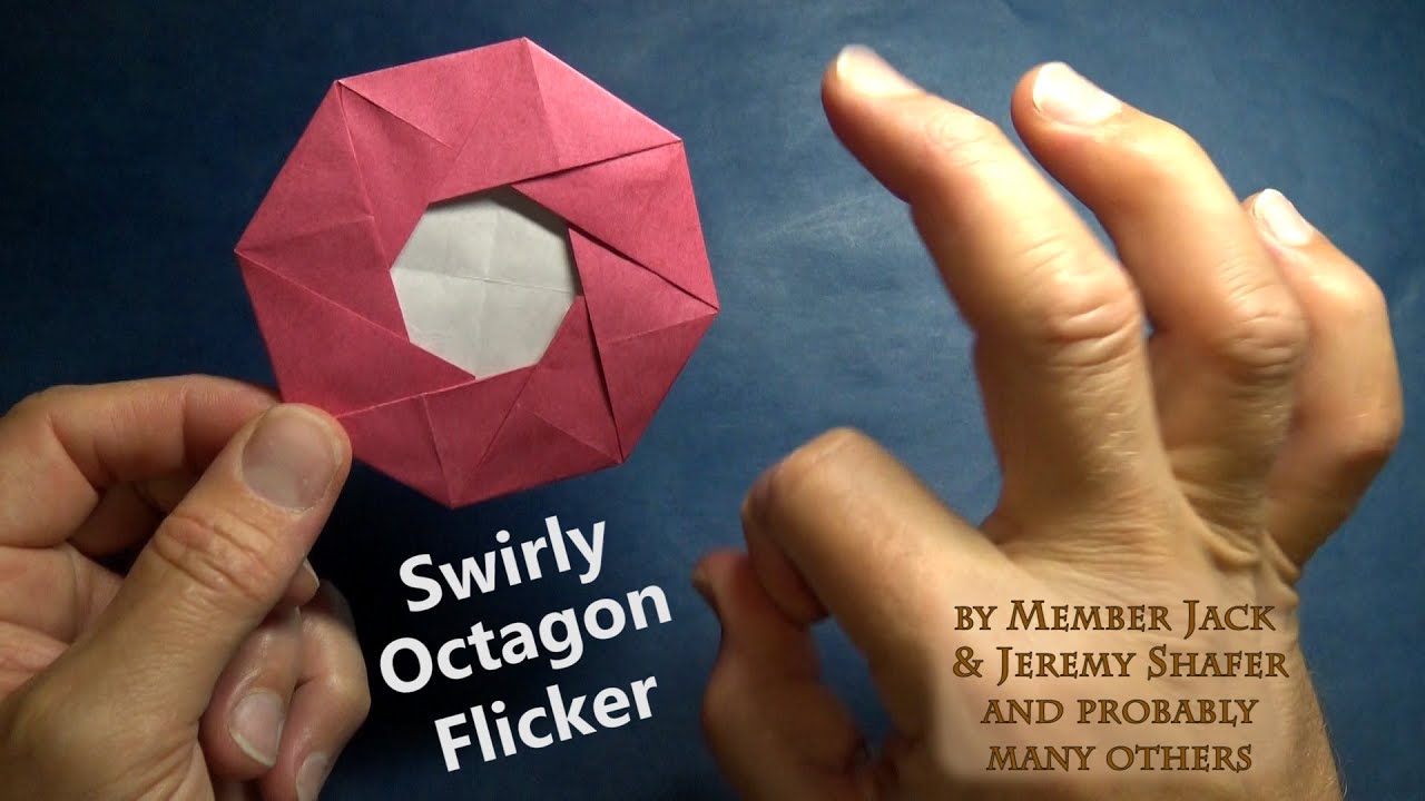 🛑 Origami Swirly Octagon Flicker 🛑 - YouTube