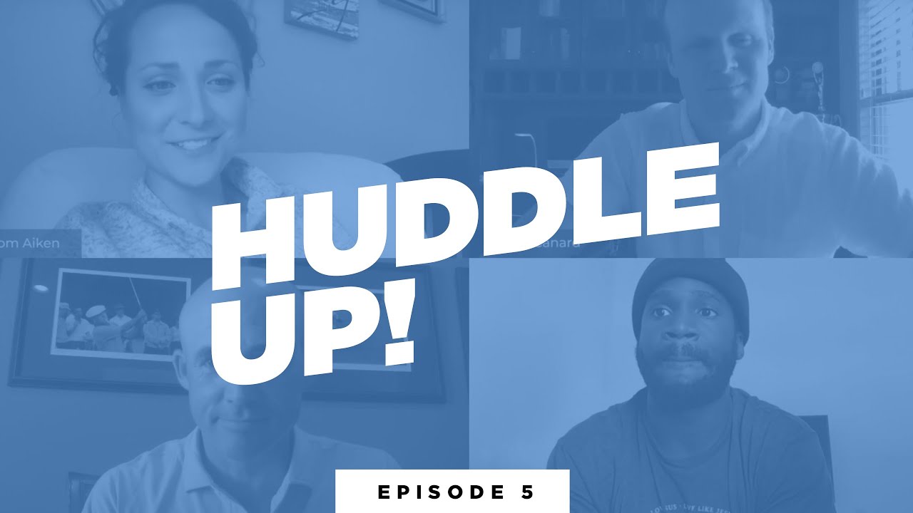 HUDDLE UP: Mo Isom with PRINCE AMUKAMARA, TREY CANARD, JONATHAN BYRD ...