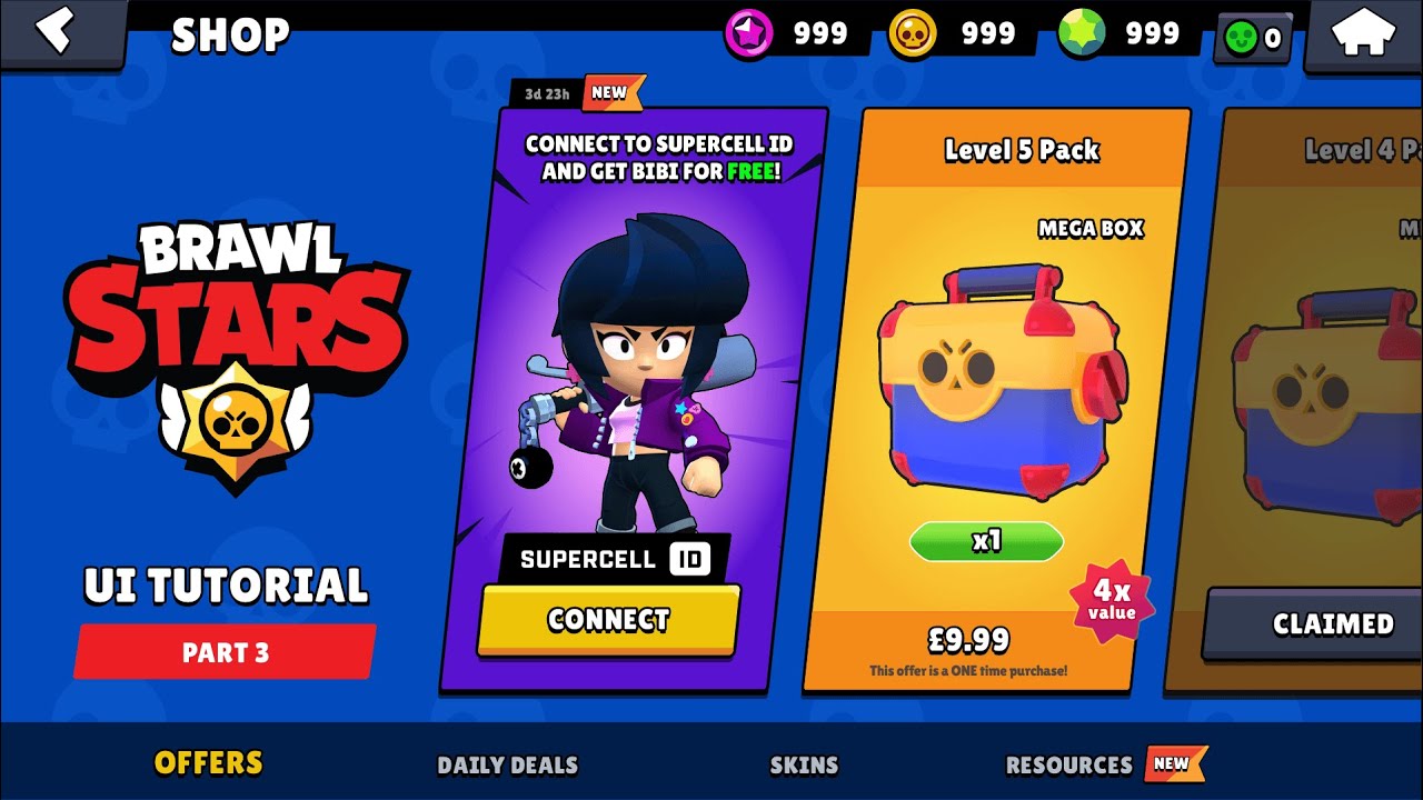 Game UI - Brawl Stars Supercell UI Tutorial Pt 3 - YouTube