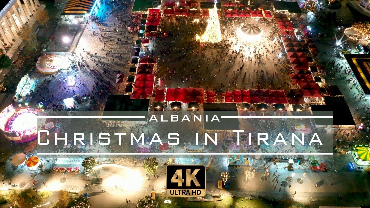 Christmas in Tirana | Fshati i Festave - 🇦🇱 Albania @MTravelVlog - YouTube