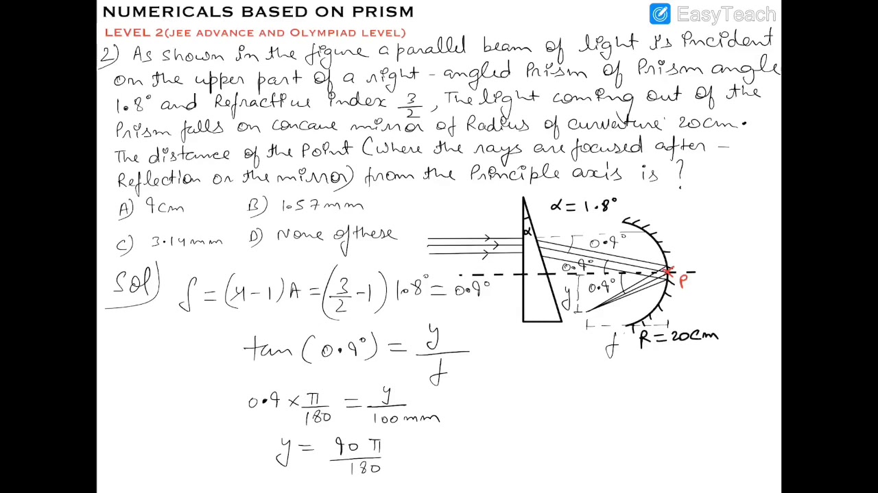 PRISM NUMERICAL LEVEL 2 (jee advance level) - YouTube