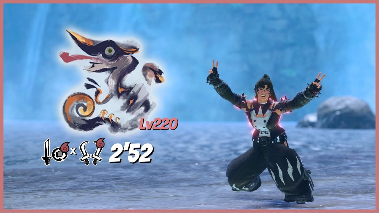 [MHR:Sunbreak] Anomaly Risen Chameleos Lv220 (SNS/Dual Blades) - 2'52 w ...