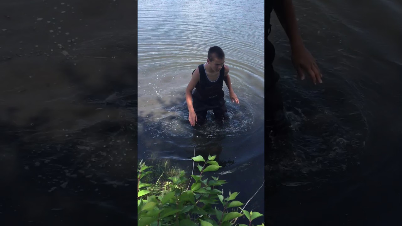 Waders fun - YouTube