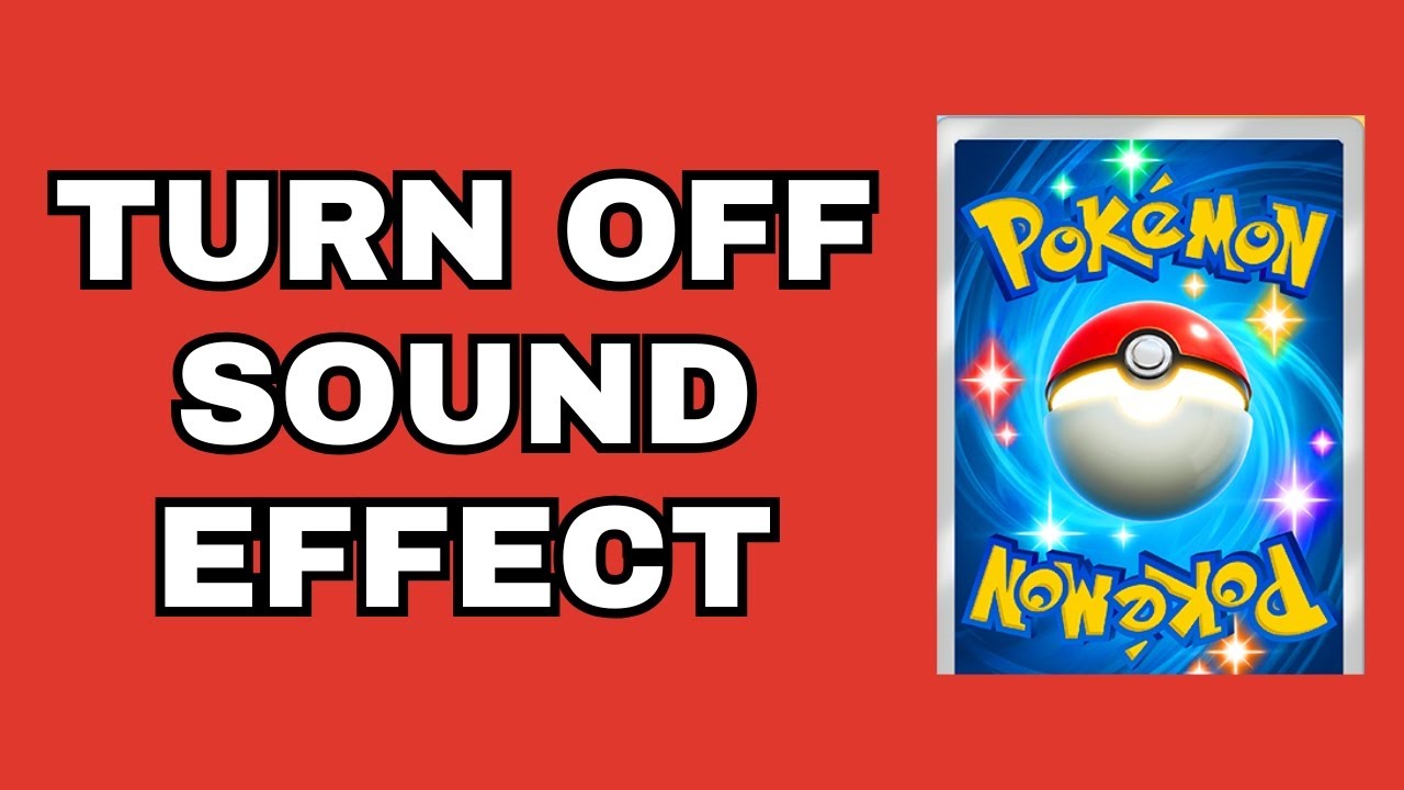 How to Turn off Sound Effect on Pokemon TCG Pocket - YouTube