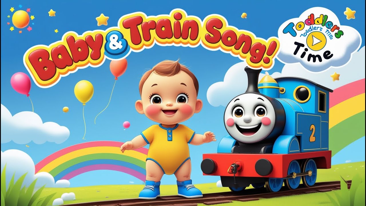 🚂 Baby & Train Song | Fun Learning for Toddlers | Toddlers Time 🎵 - YouTube