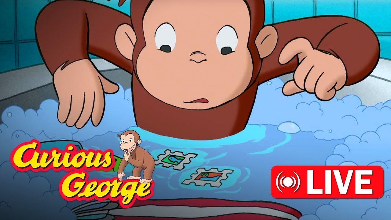 🔴 LIVE! Curious George Full Episodes | George Floods the Building ...