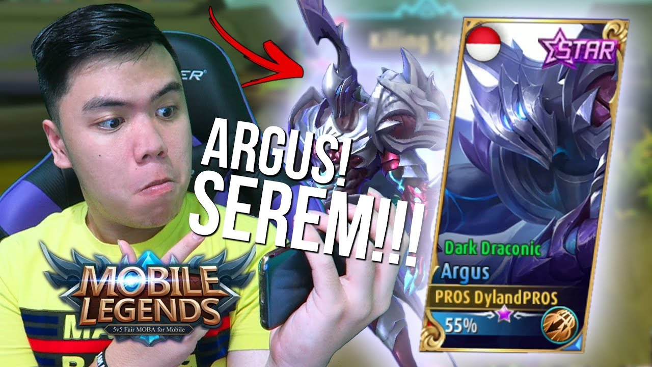 GILA! NEW SKIN STARLIGHT ARGUS KEREN ABIS COY!!! - Mobile Legends ...