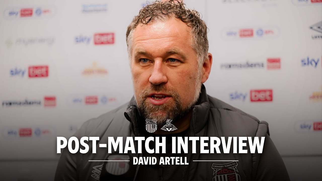 David Artell | Post-Doncaster Rovers (H) - YouTube
