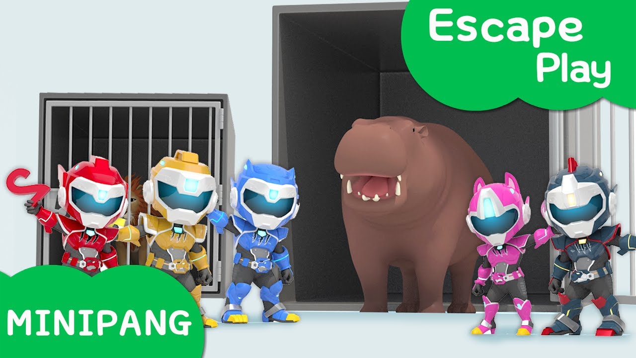Learn numbers with Miniforce | Save the animals in prison | Number play ...
