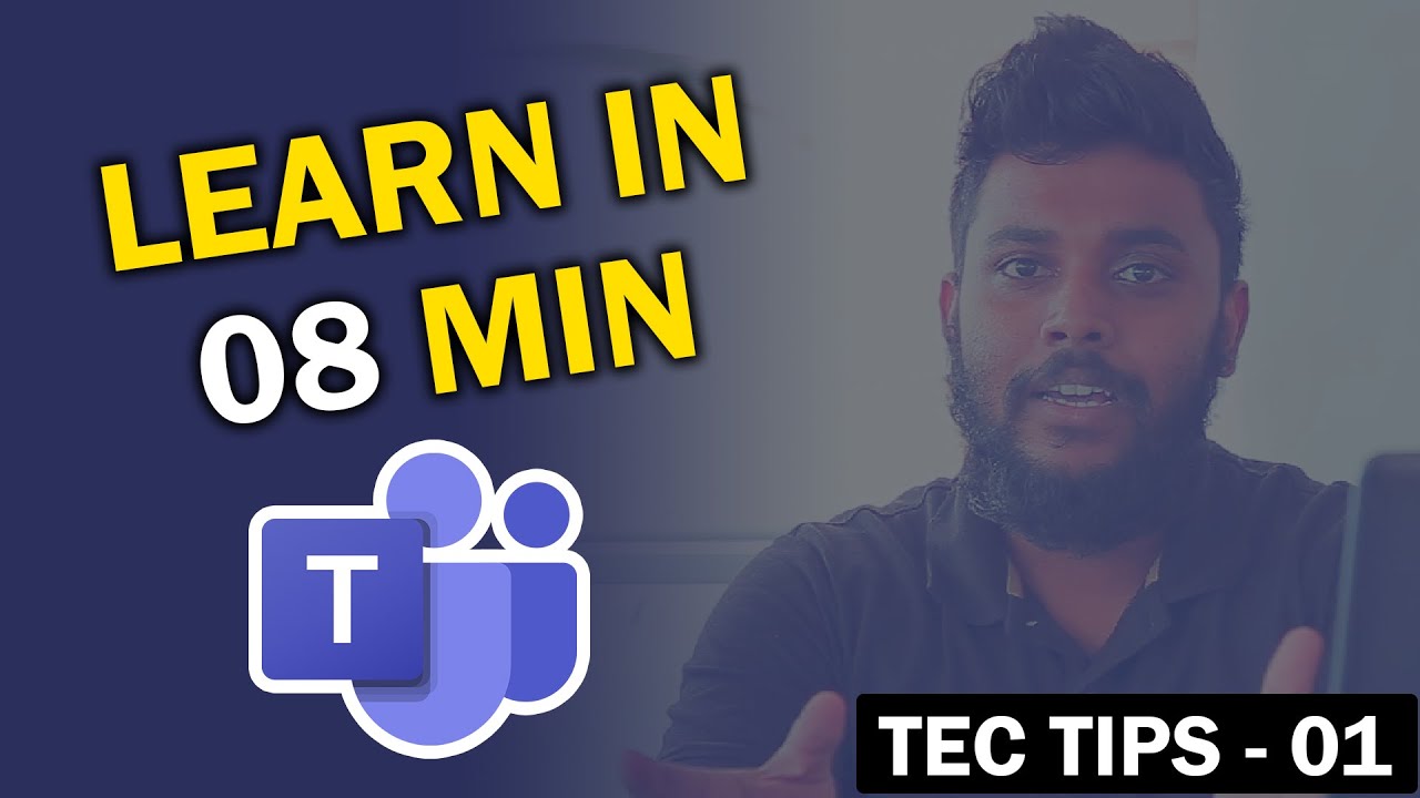 Microsoft Teams Tutorial A - Z in 8 min | How to login to Microsoft ...