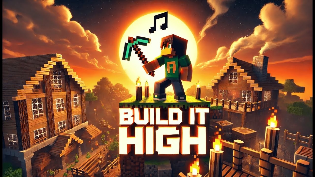 🎵 Build It High: A song for minecraft house #song #minecraft ||PK GG ...