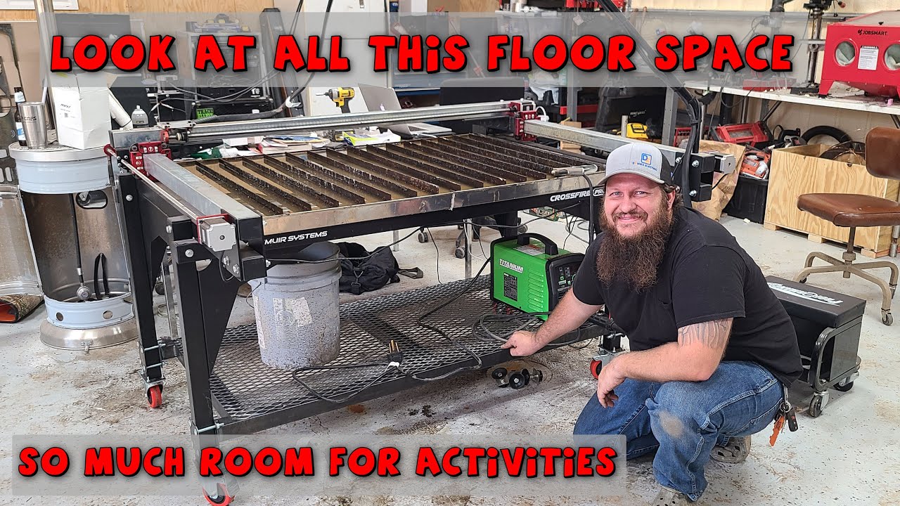 Building a Metal Shelf for the Plasma Table - Design - Cut - Weld ...