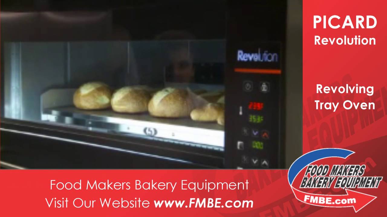 Picard Revolution Revolving Tray Oven | Food Makers Bakery Equip - YouTube