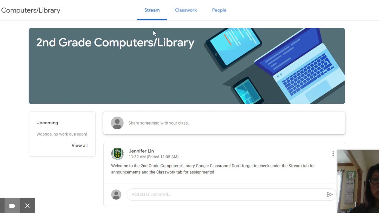 Quick Tour of Google Classroom - 2nd Grade - YouTube