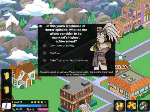 The Simpsons Tapped Out Mayan Homer.m4v - YouTube