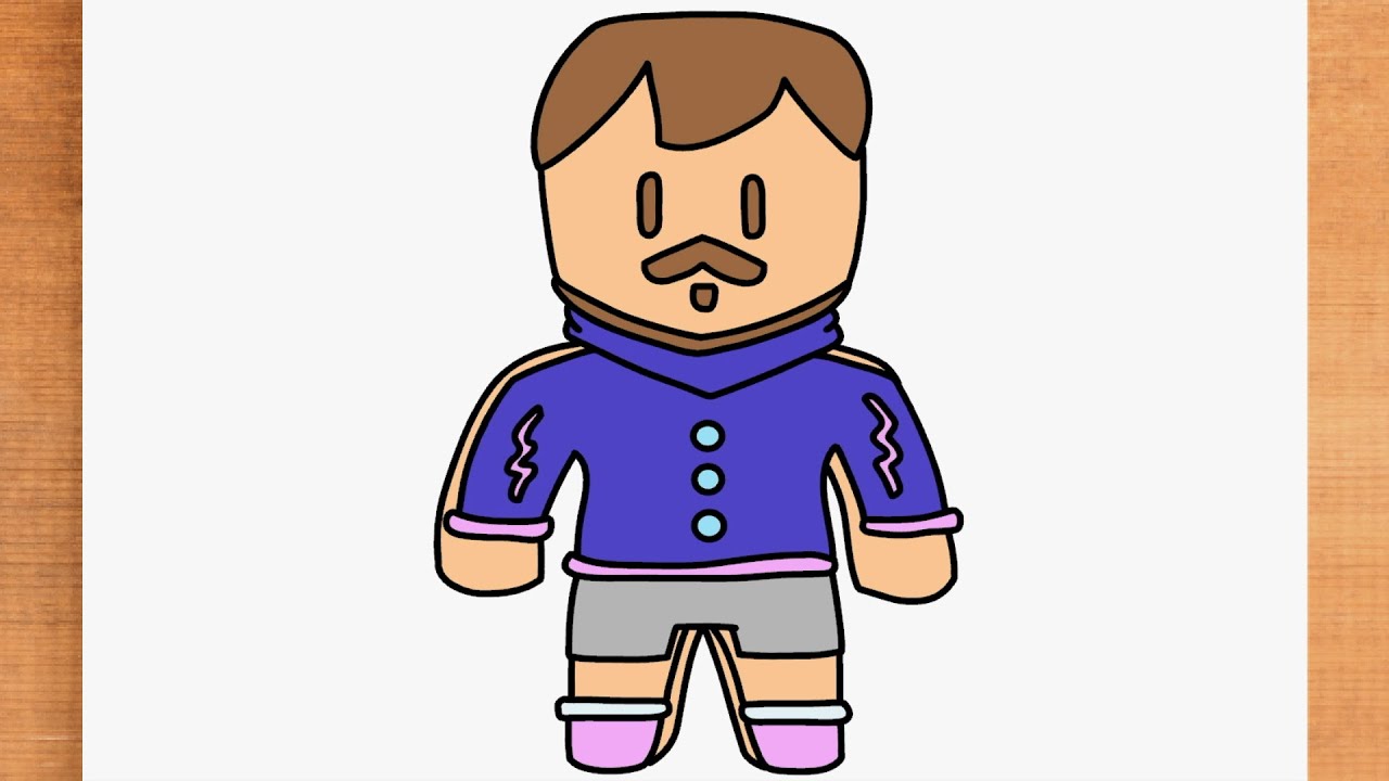 How to draw Jimmy Bread Cookie Stumble Guys - YouTube
