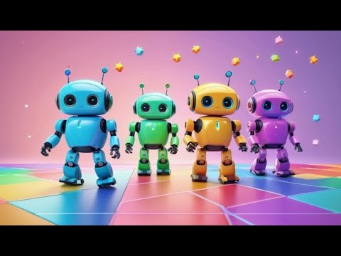 Six Toy Robots Count to Ten | Fun Counting Song for Kids | Learn ...