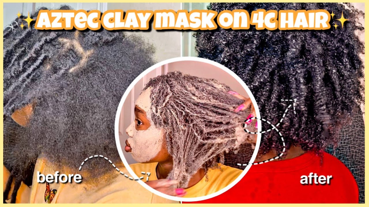 THIS CHANGED MY NATURAL HAIR! (I used the Aztec Clay Mask on my 4c hair ...