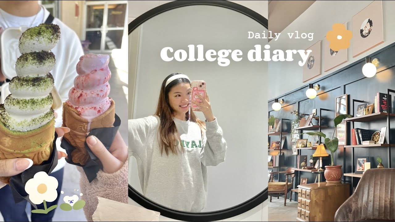 Daily vlog: uni student, study w/ me, food content, friends & family ...