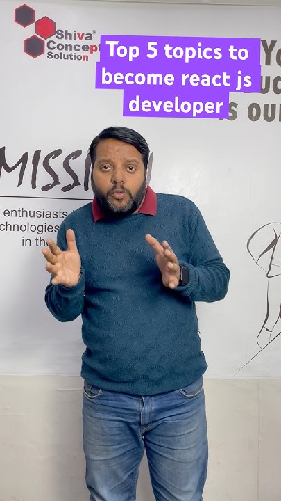 Top 5 topics to become React JS developer #react - YouTube