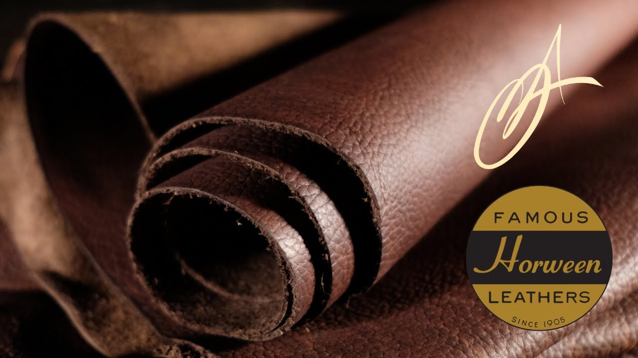Horween Leather - Bison Apache Brown 3-4.5oz - YouTube
