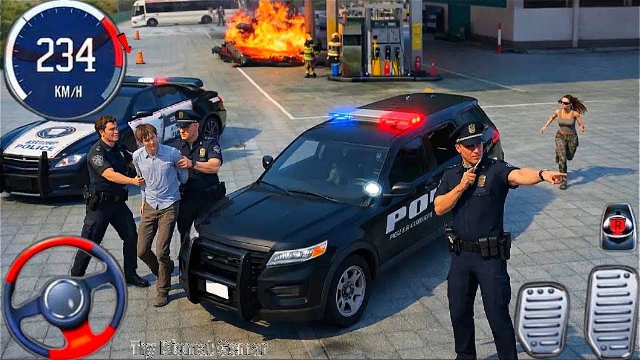 US Police Chase Simulator 🚓 High Speed Car Driving | Real Police Game ...