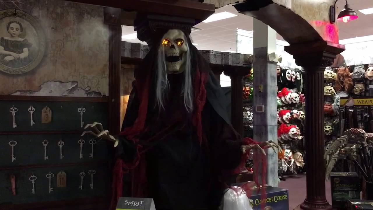 Rising reaper and mourning gory spirit Halloween - YouTube