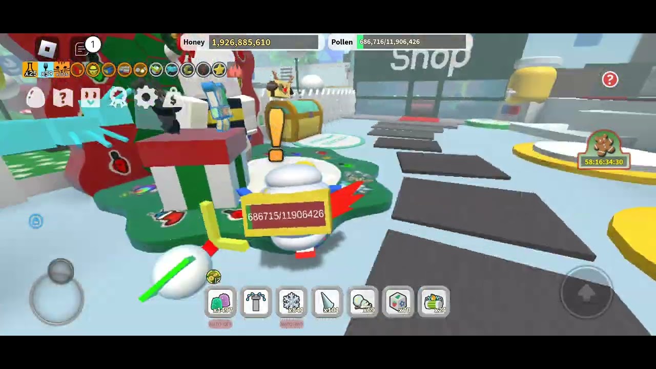 Harvesting the festive planter in bss! - YouTube