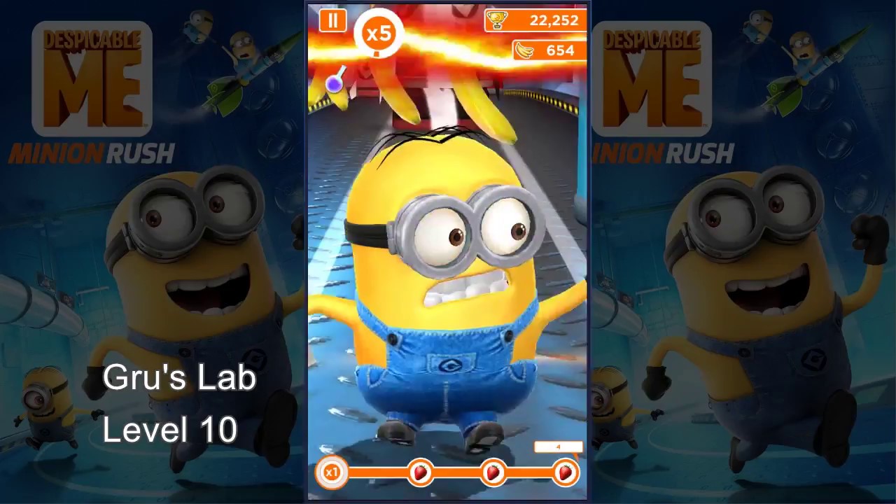 Despicable Me Minion Rush LEVEL 10 Gru's Lab - YouTube